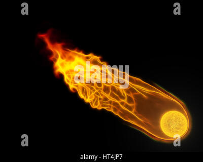 3D illustration of fireball Stock Photo - Alamy