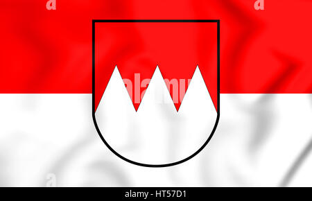 3D Flag of Franconia, Germany. 3D Illustration Stock Photo - Alamy