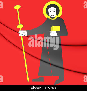 3D Flag of Glarus, Switzerland. 3D Illustration Stock Photo - Alamy