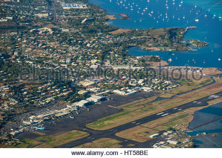 Polynesia Tahiti Papeete International Airport Faa Stock Photo ...