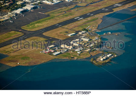 Polynesia Tahiti Papeete International Airport Faa Stock Photo ...