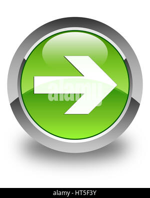 Next arrow icon isolated on 3d blue round button abstract illustration ...