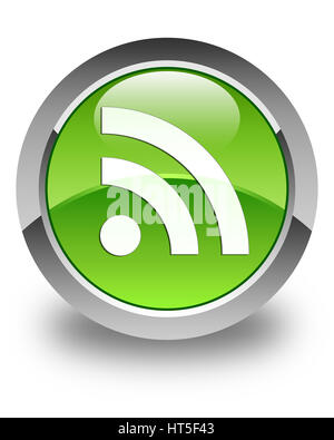 Illustration RSS Feed Icon Stock Photo - Alamy