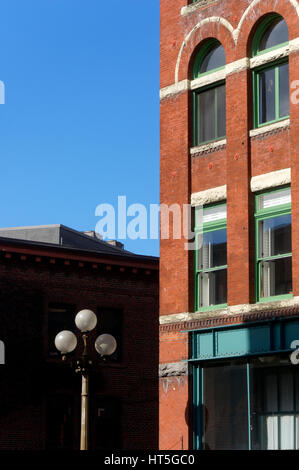 Red brick buildings in North End, Italian section of Boston, MA Stock ...