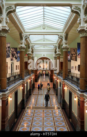 Interior view of Smithsonian American Art Museum.Washington D.C.USA ...