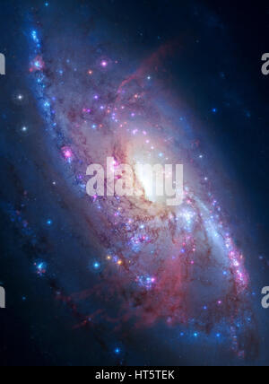 Galaxy about 23 million light years away. Elements of this image ...