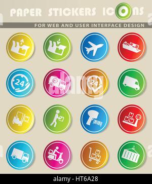 Delivery simply symbol for web icons and user interface Stock Vector ...