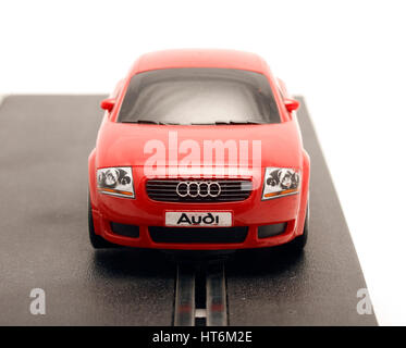 Scalextric advanced track system, Audi TT Stock Photo - Alamy