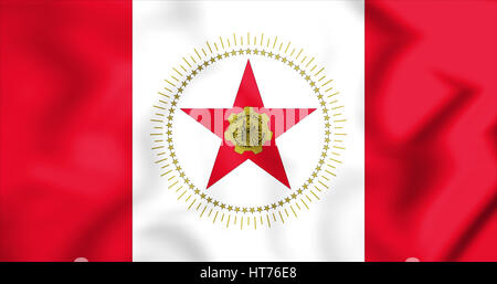 Flag of Birmingham (Alabama), USA. 3D Illustration Stock Photo - Alamy