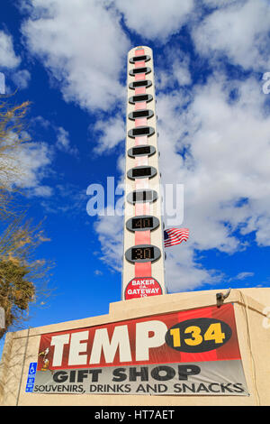 World's Largest Thermometer, Baker, California, USA Stock Photo - Alamy