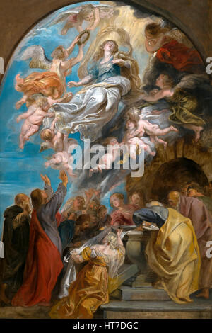 Peter Paul Rubens, Assumption of the Virgin Mary, painting, 1626 Stock ...