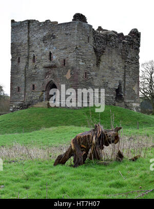 Hopton Castle, Shropshire, England. Restored as a historic visitor ...