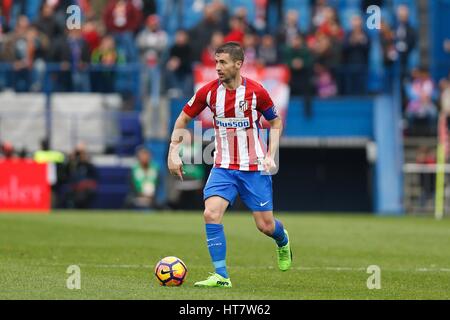 Madrid, Spain. 5th Mar, 2017. Koke (Atletico) Football/Soccer : Spanish ...