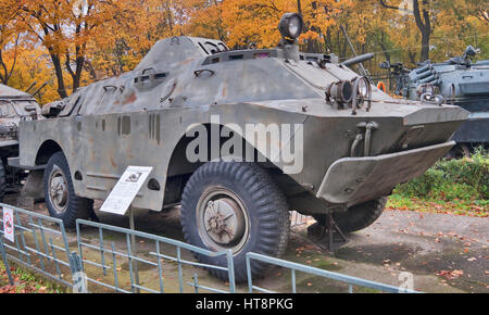BRDM-1, Soviet-designed four wheeled amphibious vehicle, Polish Army ...