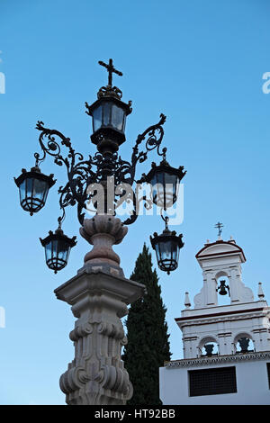 Low angle shot of Seville Tower Stock Photo - Alamy