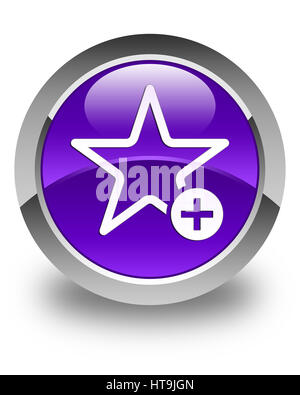 Add to favorite isolated on glossy white round button abstract ...