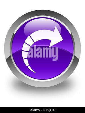 Next arrow icon isolated on 3d orange round button abstract ...