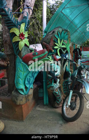 Hotel Deep forest garden, Puerto Princesa, Palawan, Philippines Stock ...