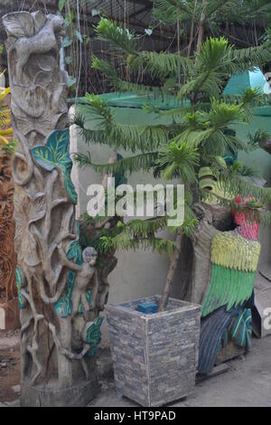 Hotel Deep forest garden, Puerto Princesa, Palawan, Philippines Stock ...