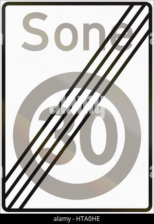 Norwegian regulatory road sign Stock Photo - Alamy