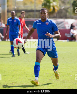 MIAMI, FLORIDA - MARCH 11: Mario Domm, Pablo Hurtado and Samo of the ...
