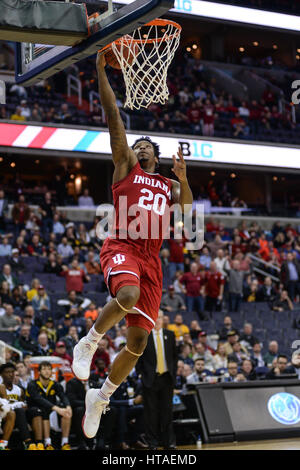 Washington, DC, USA. 9th Mar, 2018. ANDRE BERRY (34) in action during ...