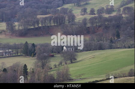 Exterior of Monzie Kirk Perthshire Scotland March 2017 Stock Photo - Alamy