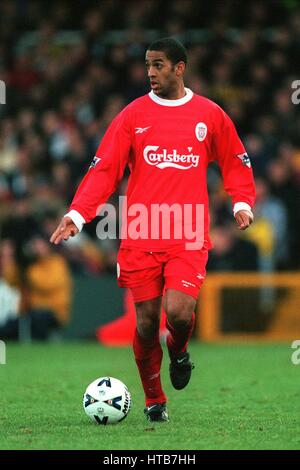 PHIL BABB LIVERPOOL FC 03 January 1999 Stock Photo - Alamy