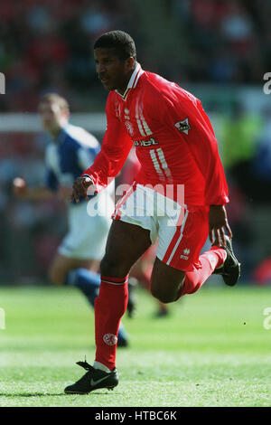HAMILTON RICARD MIDDLESBROUGH FC 03 April 1999 Stock Photo - Alamy