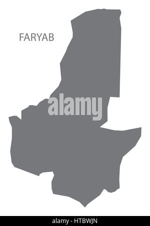Map of Faryab, a province of Afghanistan Stock Vector Image & Art - Alamy