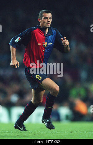 PHILIP COCU FC BARCELONA 07 November 1999 Stock Photo - Alamy