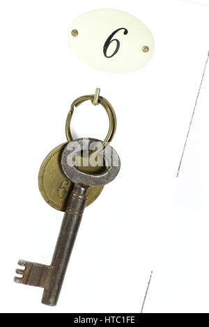 Key rack, hotel reception Stock Photo - Alamy