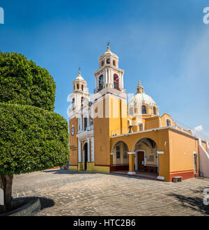 Mexico, Cholula, Our lady of Remedies catholic church built on top of ...