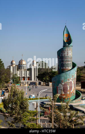 Monument To The Sidama People, Hawassa, Ethiopia Stock Photo - Alamy