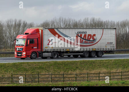 truck lorry juggernaut logistics distribution Stock Photo - Alamy