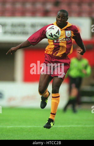 ISAIAH RANKIN BRADFORD CITY FC 21 July 1999 Stock Photo - Alamy