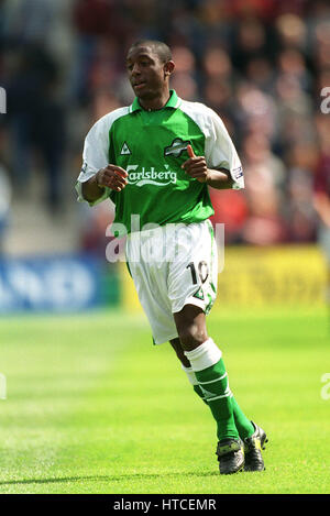 RUSSEL LATAPY HIBERNIAN FC 14 August 1999 Stock Photo - Alamy