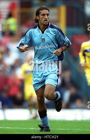 MOUSTAPHA HADJI COVENTRY CITY FC 25 September 1999 Stock Photo - Alamy