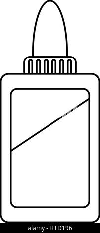 contour glue object school education design Stock Vector Image & Art ...