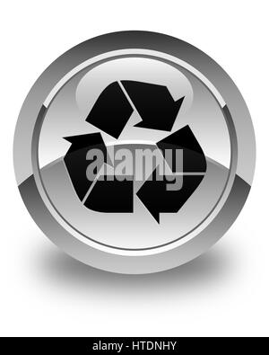 illustration of recycle arrow on white background Stock Photo - Alamy