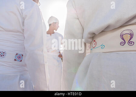 Jerusalem, Israel. Cohanim (Jewish members of the Levi tribe ...