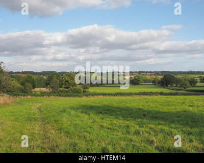English countryside in Tanworth in Arden Warwickshire, UK Stock Photo ...