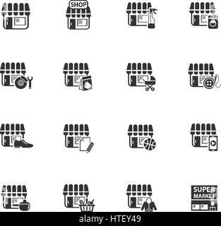 electronics supermarket web icons for user interface design Stock ...