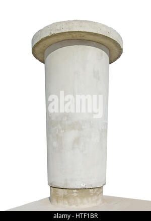 Litfass advertising pillar Morris column, weathered aged grunge light ...