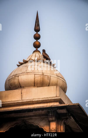 India, Delhi, the Red Fort, on the banks of the river Yamuna, it was ...