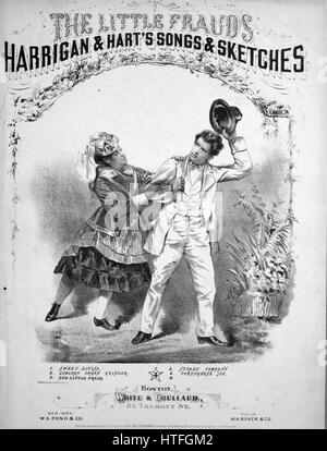 The little frauds. Harrigan & Hart's songs & sketches Stock Photo - Alamy