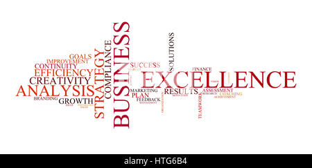 Excellence word cloud Stock Photo: 227865929 - Alamy