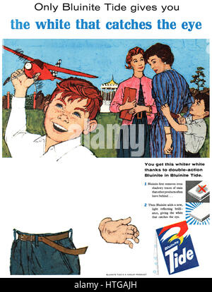 An advert for Bluinite Tide laundry detergent - it appeared in a ...