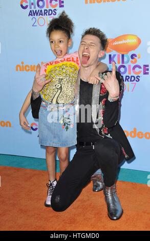 (L-R) Casie Baker and Machine Gun Kelly (mgk) (Colson Baker) attend Daily Front Row's 12th ...