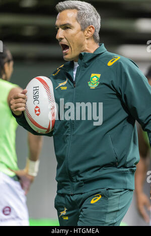 South Africa rugby Sevens coach Neil Powell Stock Photo - Alamy